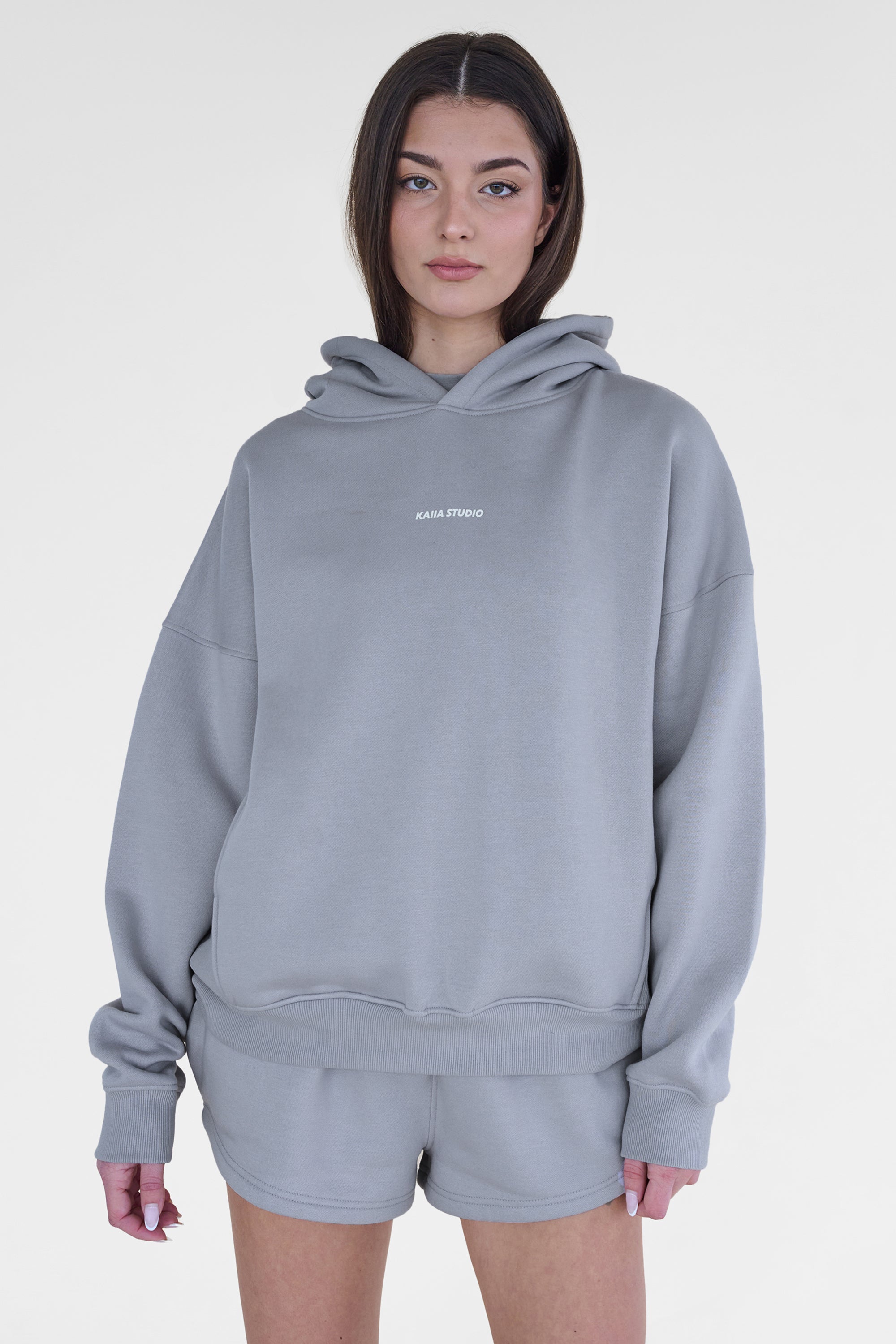 Kaiia Studio Oversized Hoodie Grey | Kaiia